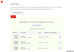 Stock 3D Models on Gambody: How to Upload Your Files