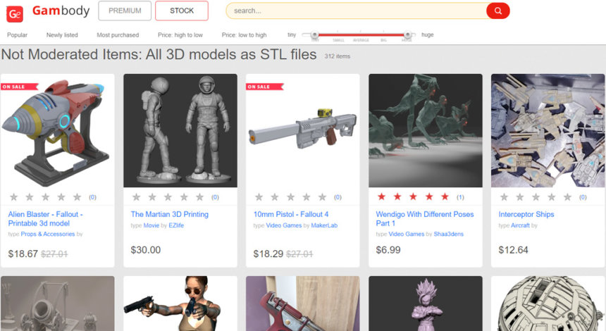 Stock 3D Models on Gambody: How to Upload Your Files