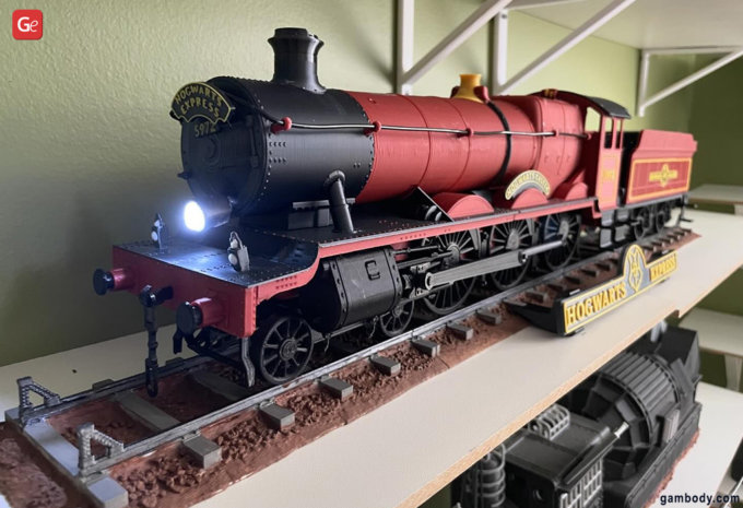Train 3D Model and 3D Printed Trains & Railway Photos