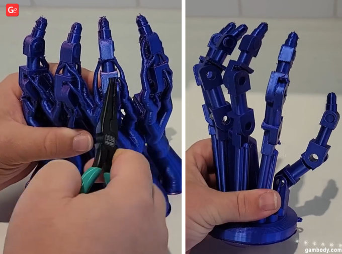 Terminator Endoskeleton as Humanoid Robot: 3D Printed Experiment