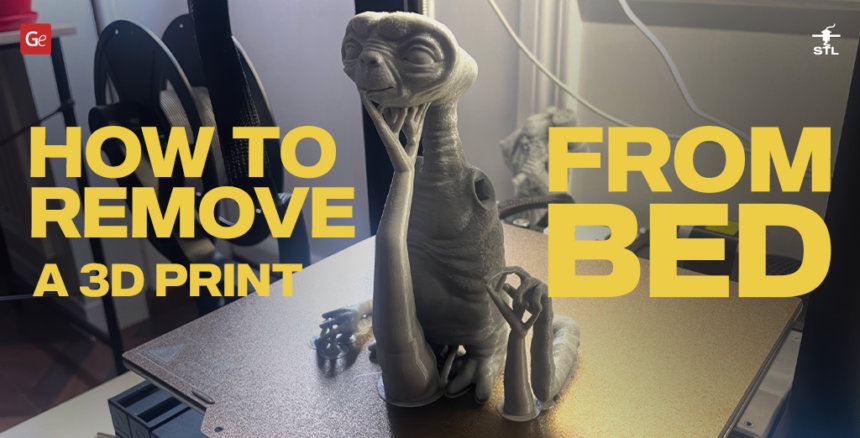 How to Remove 3D Print from Bed If It Got Stuck