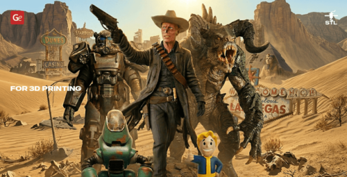 Fallout 3D Prints with STL Files to Add To Your Video Game Collectibles