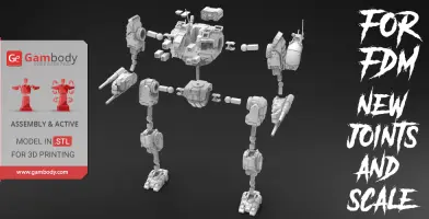 MWO BattleMaster - STL files for 3D Printing | Gambody