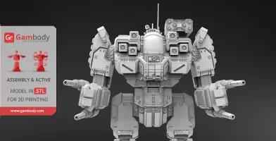 MWO BattleMaster - STL files for 3D Printing | Gambody