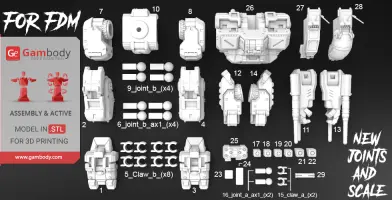 MWO BattleMaster - STL files for 3D Printing | Gambody
