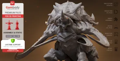 StarCraft Ultralisk - STL files for 3D Printing | Gambody