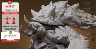 StarCraft Ultralisk - STL files for 3D Printing | Gambody