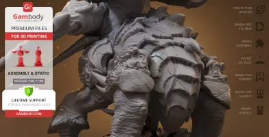 StarCraft Ultralisk - STL files for 3D Printing | Gambody