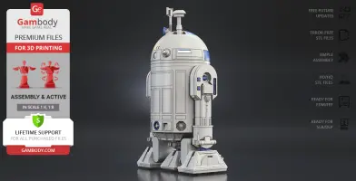 R2-D2 - STL files for 3D Printing | Gambody