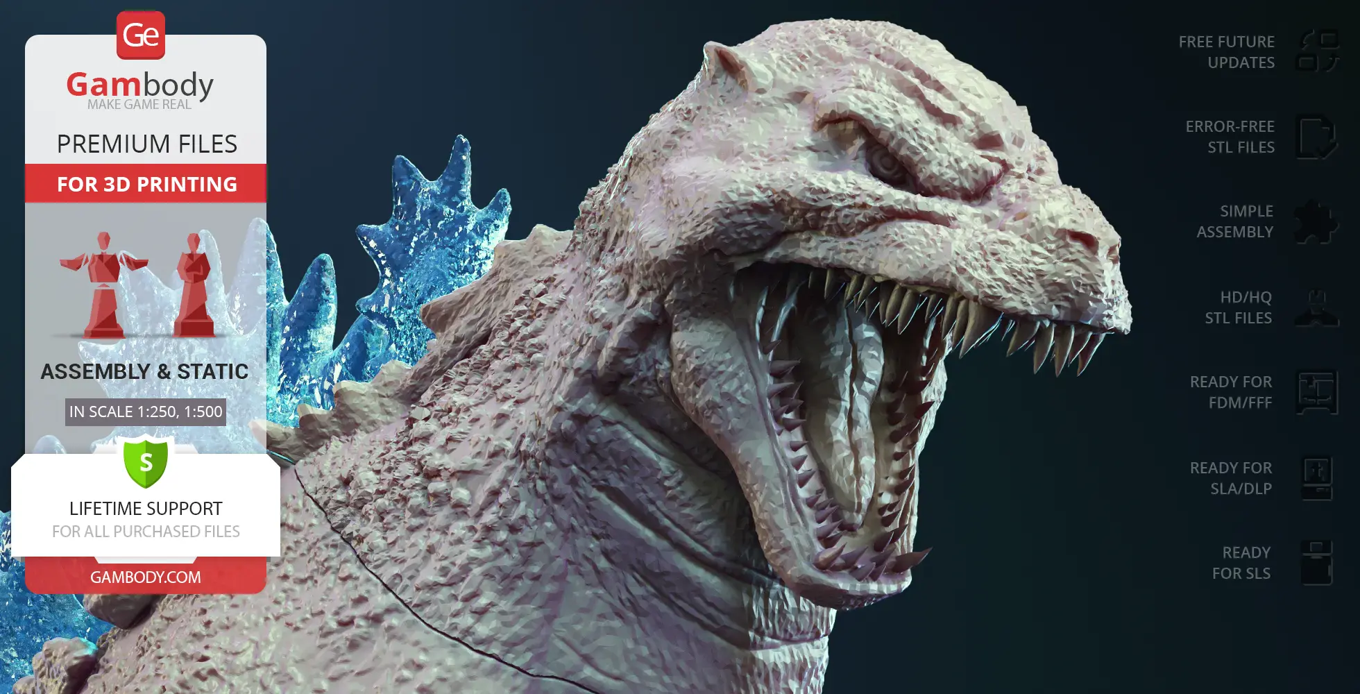 Heisei Godzilla - Kaiju 3D Models & STL Files | Gambody