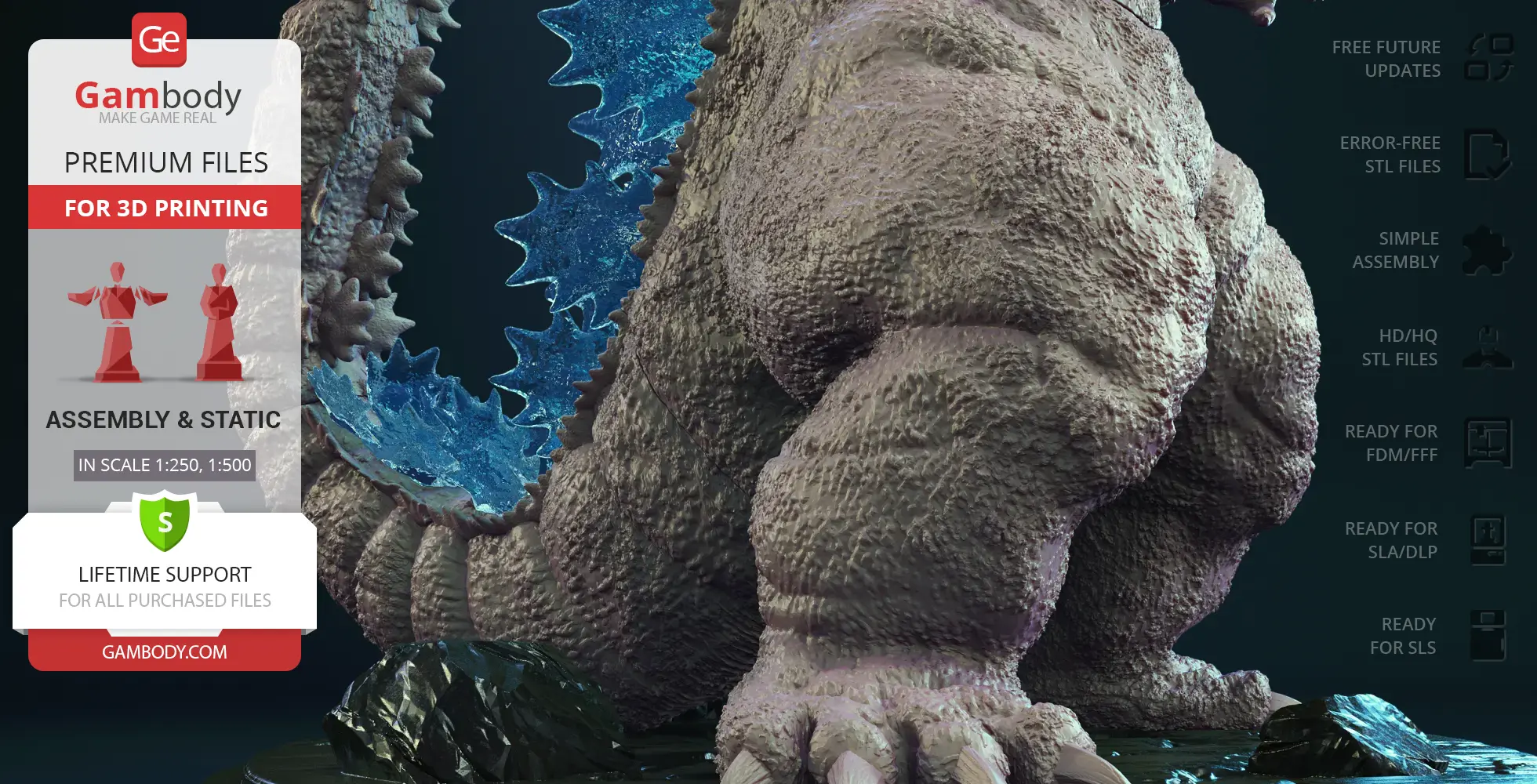 Heisei Godzilla - Kaiju 3D Models & STL Files | Gambody