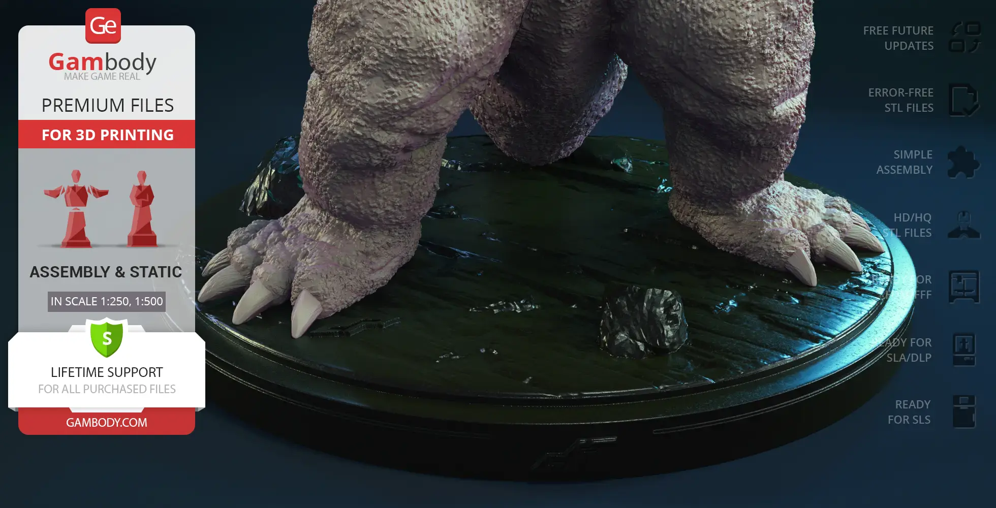 Heisei Godzilla - Kaiju 3D Models & STL Files | Gambody