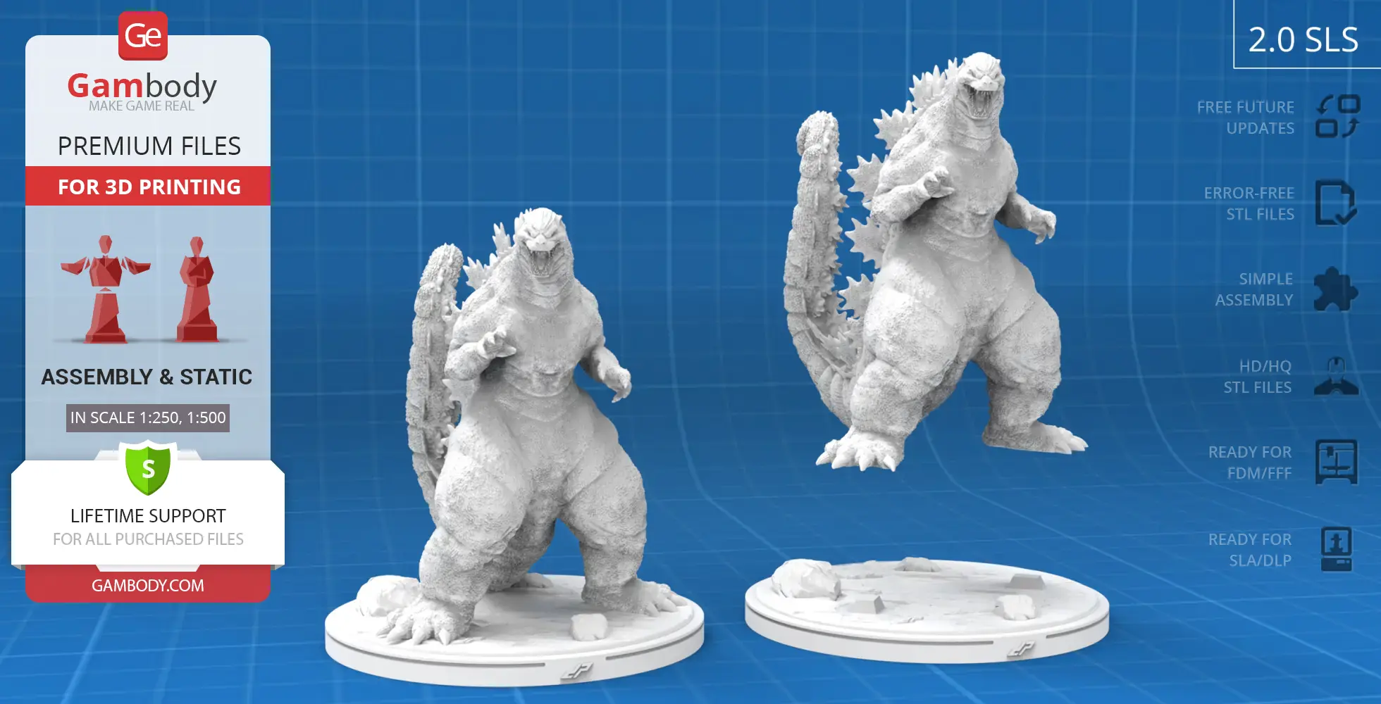 Heisei Godzilla - Kaiju 3D Models & STL Files | Gambody