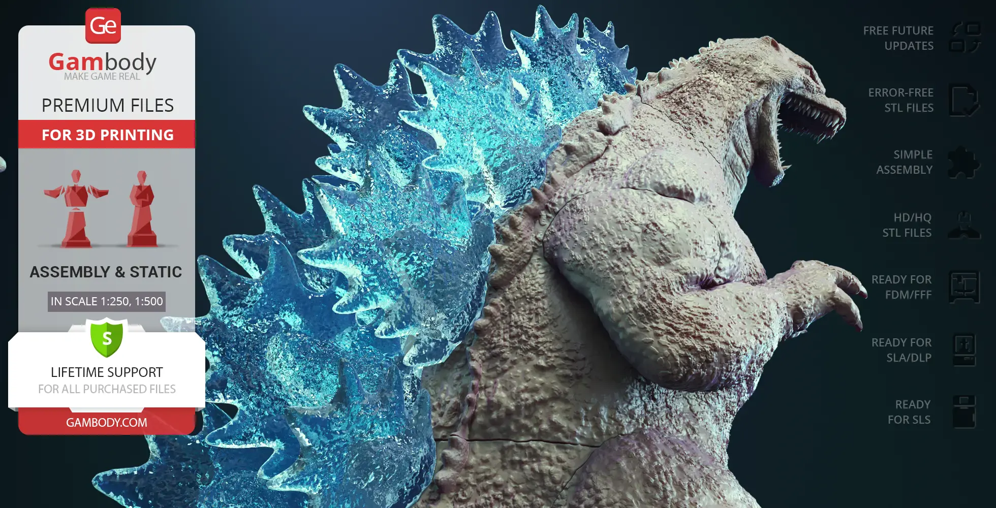 Heisei Godzilla - Kaiju 3D Models & STL Files | Gambody