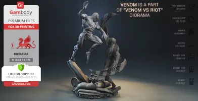 Venom in Diorama - 3D Models & STL Files | Gambody