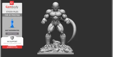 Frieza Dragon Ball Z - STL files for 3D Printing | Gambody Stock