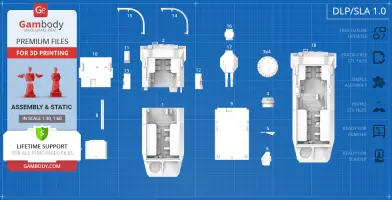 Gambody STL files of M577 APC for 3D Printer