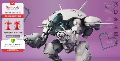 Overwatch D.Va’s Mech - STL files for 3D Printing | Gambody