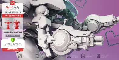 Overwatch D.Va’s Mech - STL files for 3D Printing | Gambody