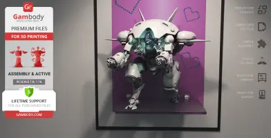 Overwatch D.Va’s Mech - STL files for 3D Printing | Gambody