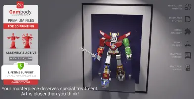 Voltron (1984) - STL files for 3D Printing | Gambody