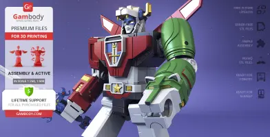 Voltron (1984) - STL files for 3D Printing | Gambody