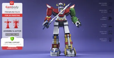 Voltron (1984) - STL files for 3D Printing | Gambody