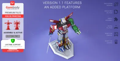 Voltron (1984) - STL files for 3D Printing | Gambody