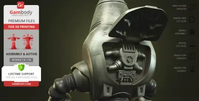 Fallout Protectron - STL files for 3D Printing | Gambody