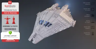 Alien Narcissus Shuttle - STL files for 3D Printing | Gambody