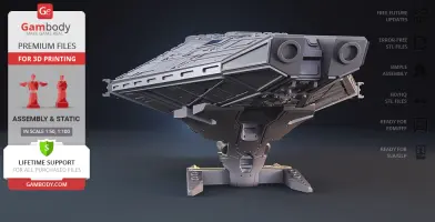 Alien Narcissus Shuttle - STL files for 3D Printing | Gambody