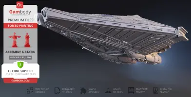 Alien Narcissus Shuttle - STL files for 3D Printing | Gambody
