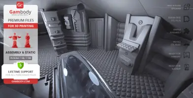 Alien Narcissus Shuttle - STL files for 3D Printing | Gambody