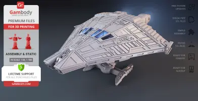 Alien Narcissus Shuttle - STL files for 3D Printing | Gambody