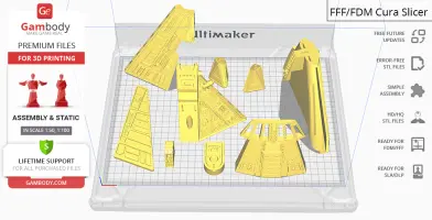 Alien Narcissus Shuttle - STL files for 3D Printing | Gambody
