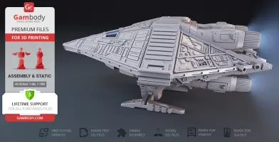 Alien Narcissus Shuttle - STL files for 3D Printing | Gambody