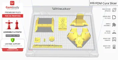 Alien Narcissus Shuttle - STL files for 3D Printing | Gambody