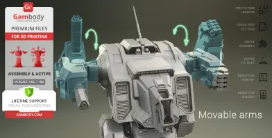 MWO Shadow Cat - STL files for 3D Printing | Gambody