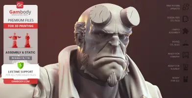 Hellboy STL Files - Comics 3D Models | Gambody