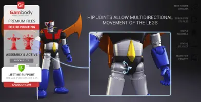 Mazinger Z - Supreme Edition - STL files for 3D Printing | Gambody