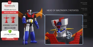 Mazinger Z - Supreme Edition - STL files for 3D Printing | Gambody