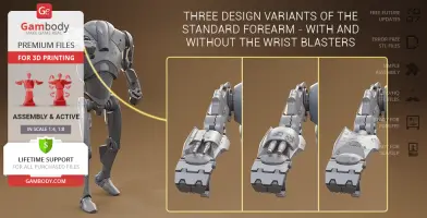 Super Battle Droid - STL files for 3D Printing | Gambody