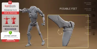 Super Battle Droid - STL files for 3D Printing | Gambody