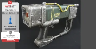 Fallout Lazer Pistol - STL files for 3D Printing | Gambody Stock