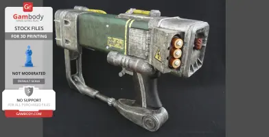 Fallout Lazer Pistol - STL files for 3D Printing | Gambody Stock