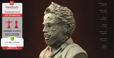 Leatherface Bust - 3D Models & STL Files | Gambody