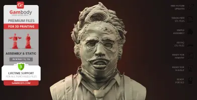 Leatherface Bust - 3D Models & STL Files | Gambody