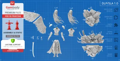 Sephiroth Final Fantasy 7 - 3D Printing Files | Gambody