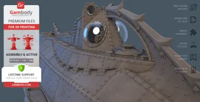 Nautilus Submarine - STL files for 3D Printing | Gambody