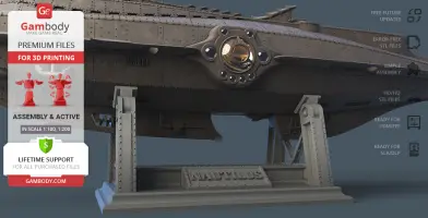 Nautilus Submarine - STL files for 3D Printing | Gambody
